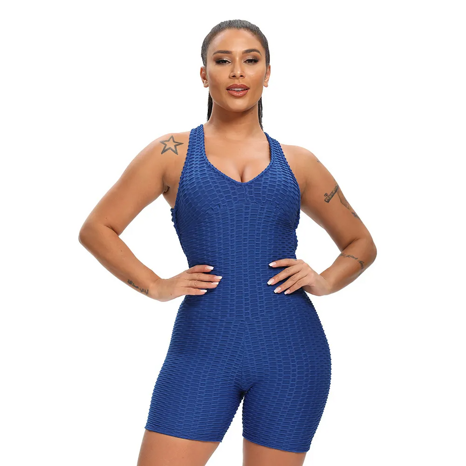 Workout Rompers | Sleeveless, Zip-Front & Compression Styles – Castello ...